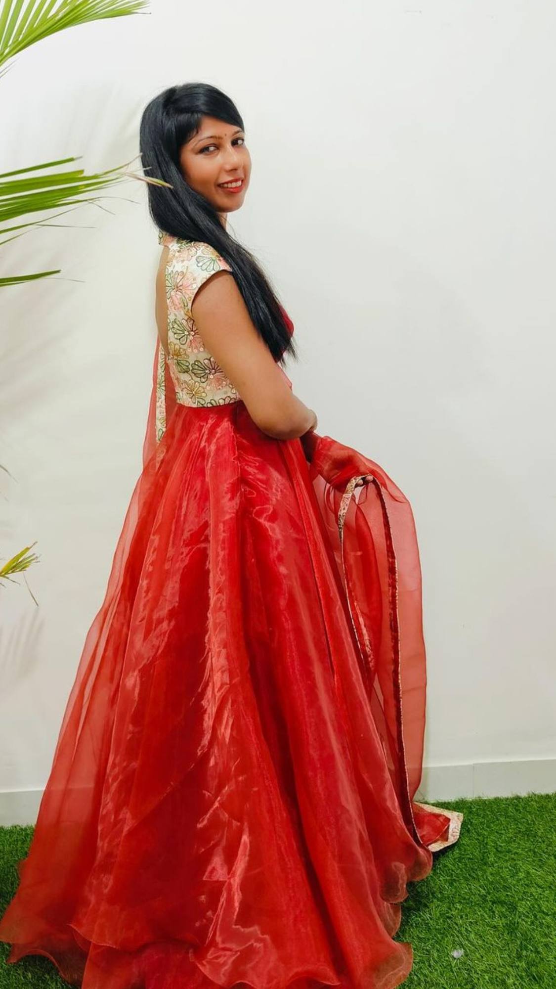 Rosaceae-Pure Red Gown - PV Designer Studio